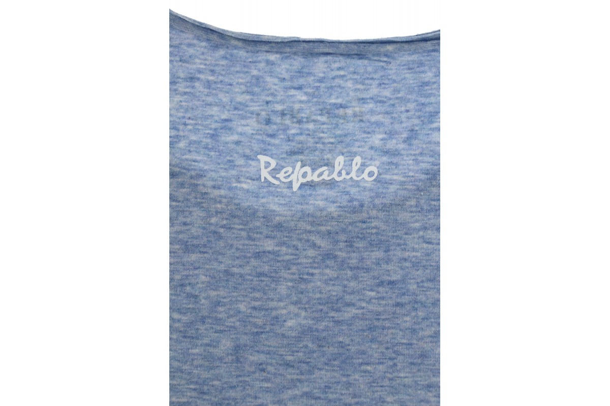 REPABLO modré triko s kapsičkou - REPABLO_0092